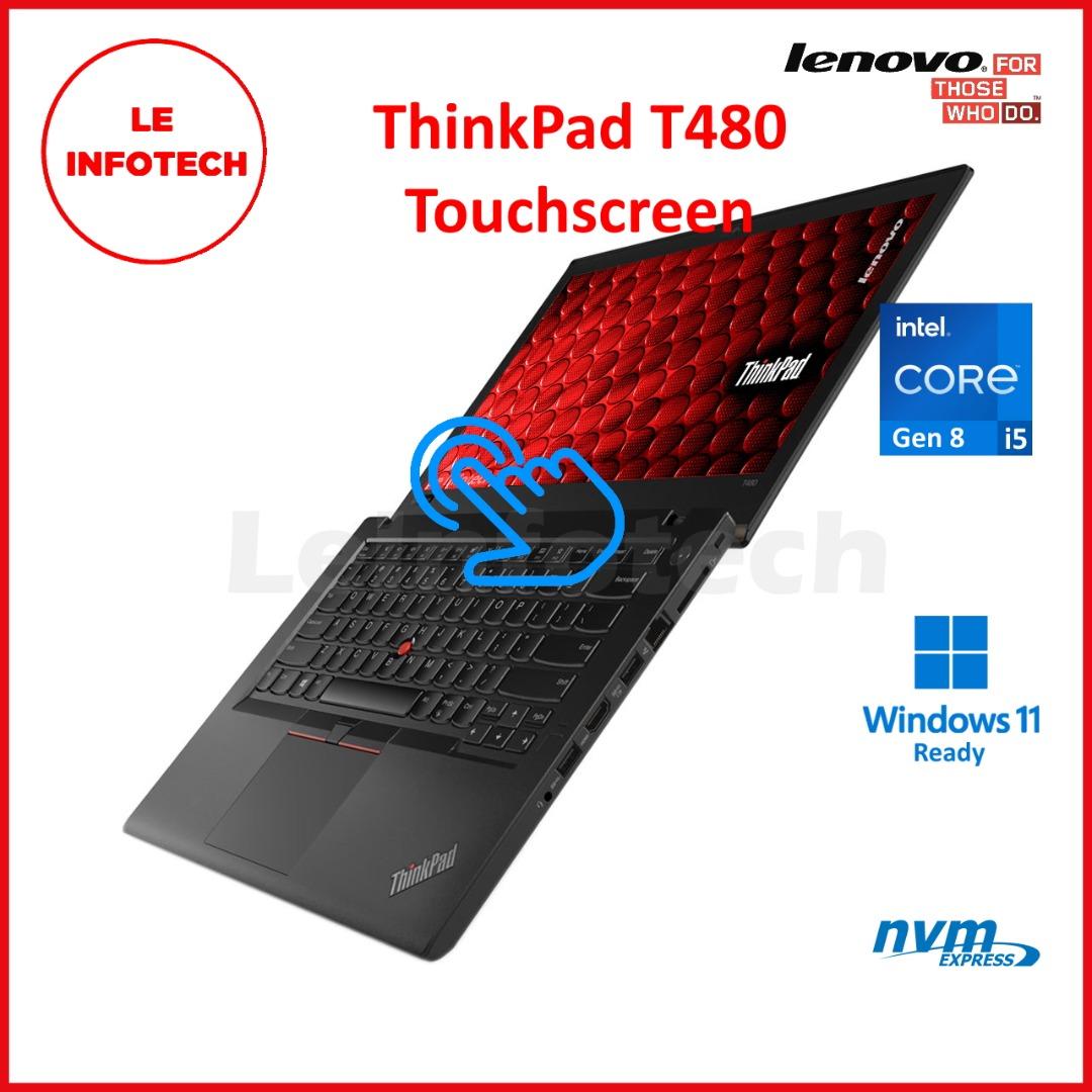 Lenovo ThinkPad T480 Touchscreen 14” Laptop Intel Core i5-8250U 1.7GHz ...