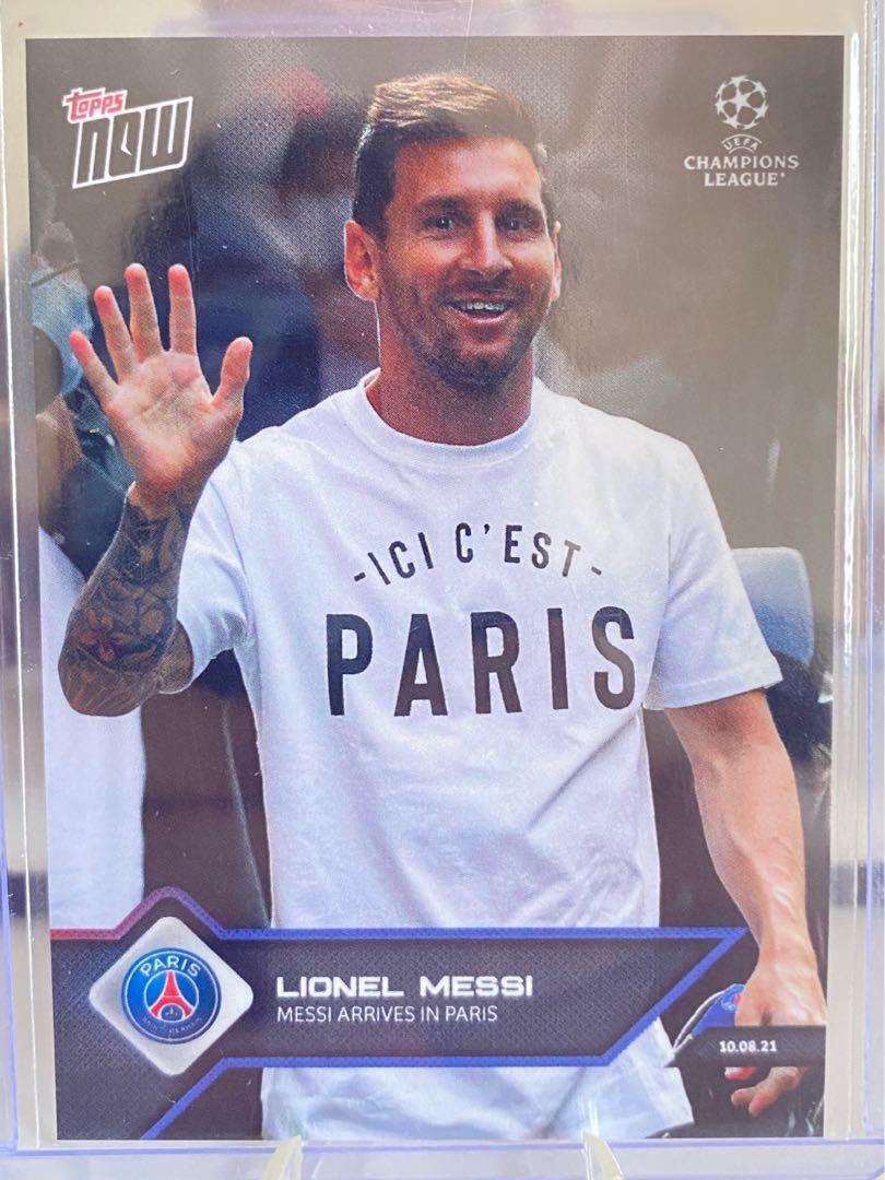 Lionel Messi PSG Topps Now Card 21/22, Hobbies & Toys, Memorabilia ...