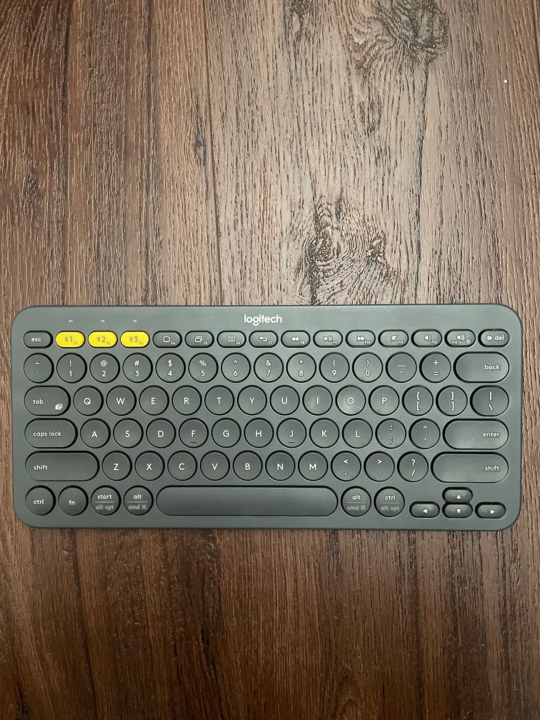 Logitech K380 Bluetooth Wireless Keyboard Black Computers And Tech Parts And Accessories