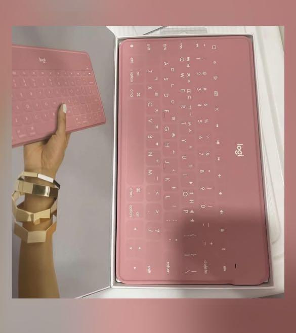 Logitech Keys-To-Go (korean wording) in Pink, Computers & Tech, Parts ...