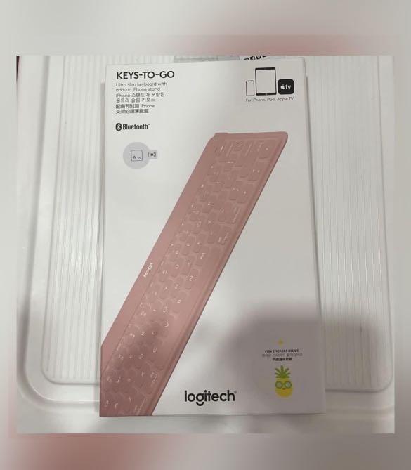 Logitech Keys-To-Go (korean wording) in Pink, Computers & Tech, Parts ...