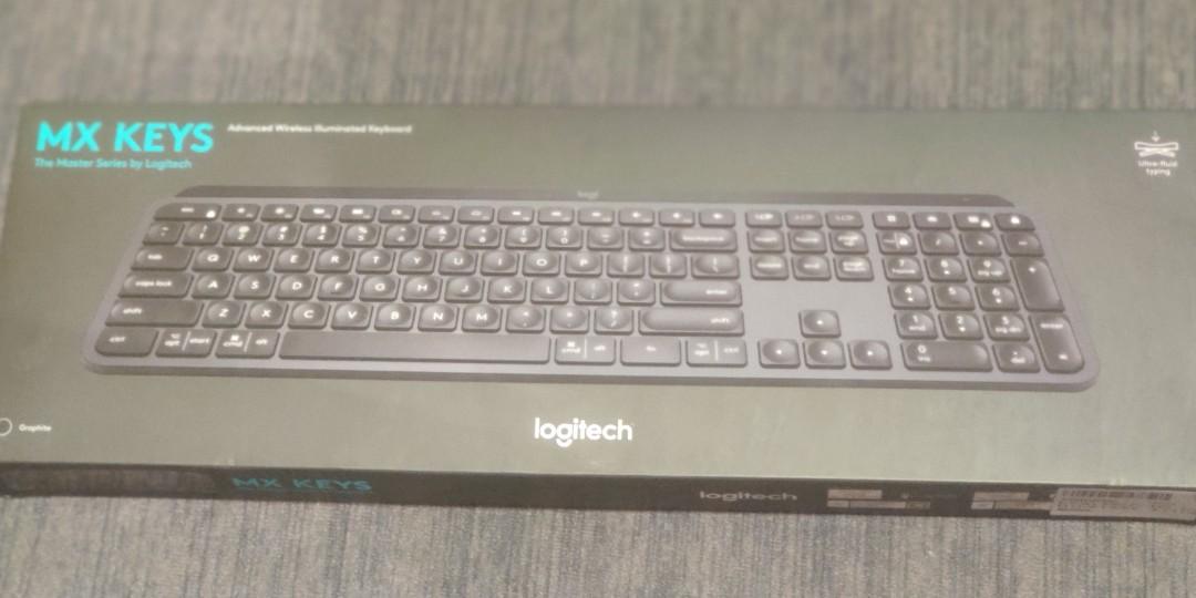 Logitech MX Keys Advanced Wireless Illuminated Keyboard, Computers ...