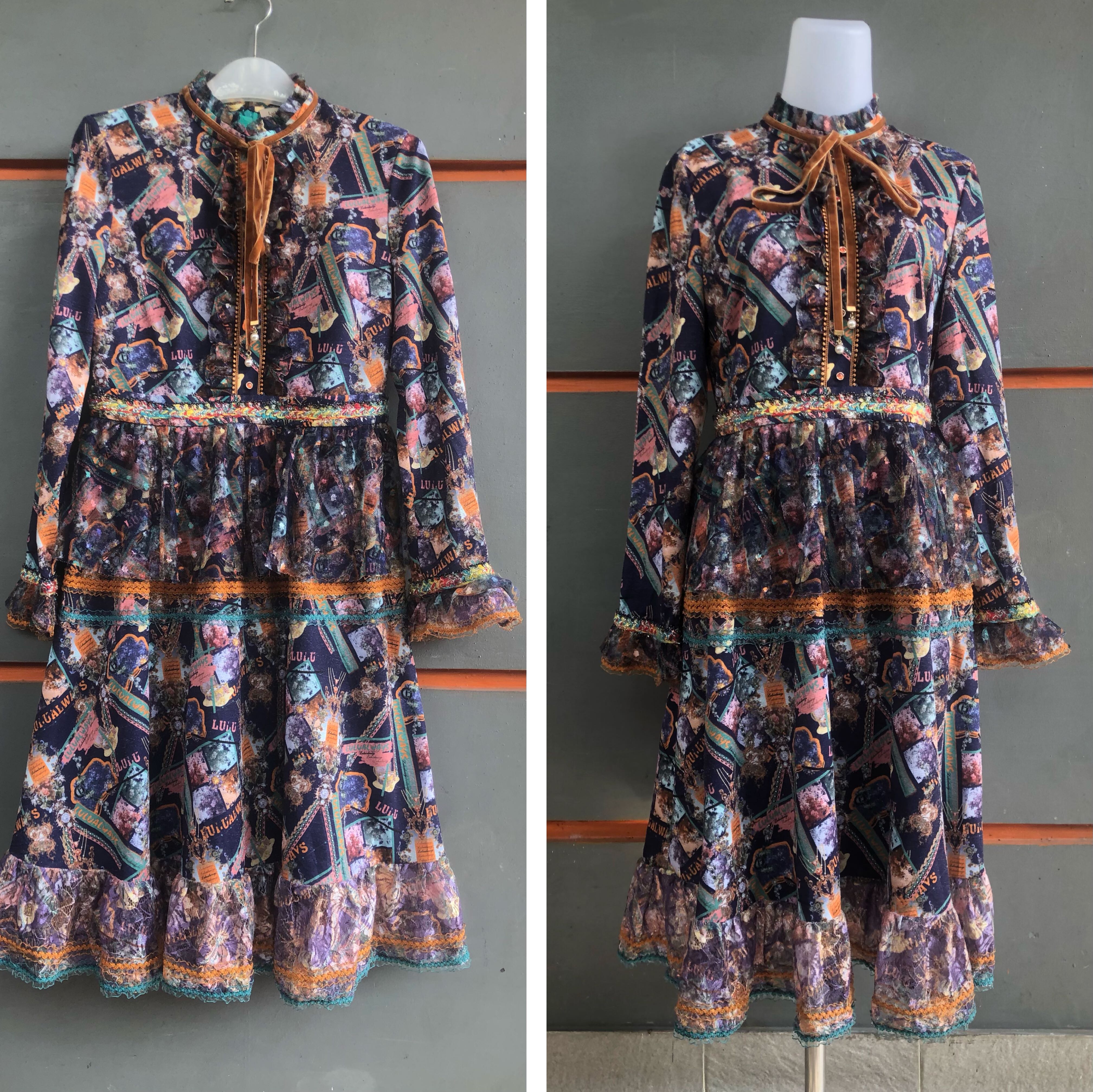Lulualways ruffle dress, Fesyen Wanita, Pakaian Wanita, Gaun & Rok di ...