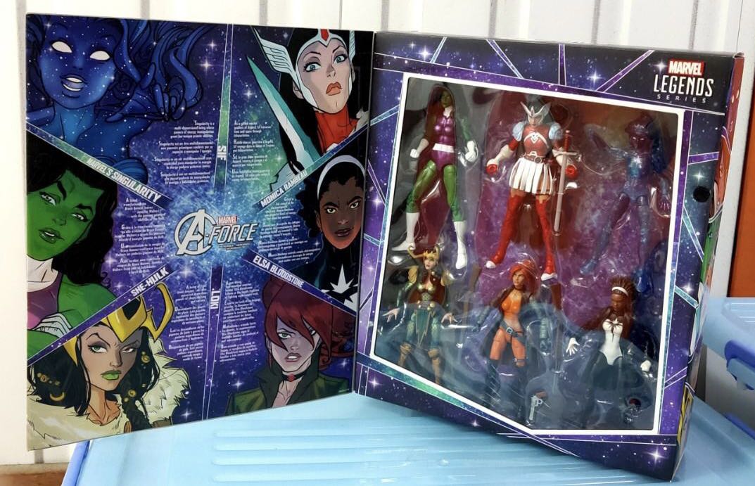Marvel Legends A-force singularity sir Monica ram Eau Elsa bloodstone ...
