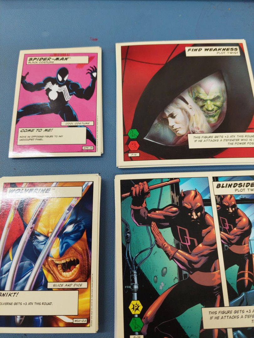 Marvel Super Hero Showdown Cards Set, Hobbies & Toys, Toys & Games on ...