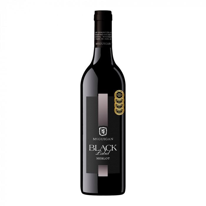Mcguigan Black Label Merlot, 750Ml, Food & Drinks, Alcoholic Beverages ...