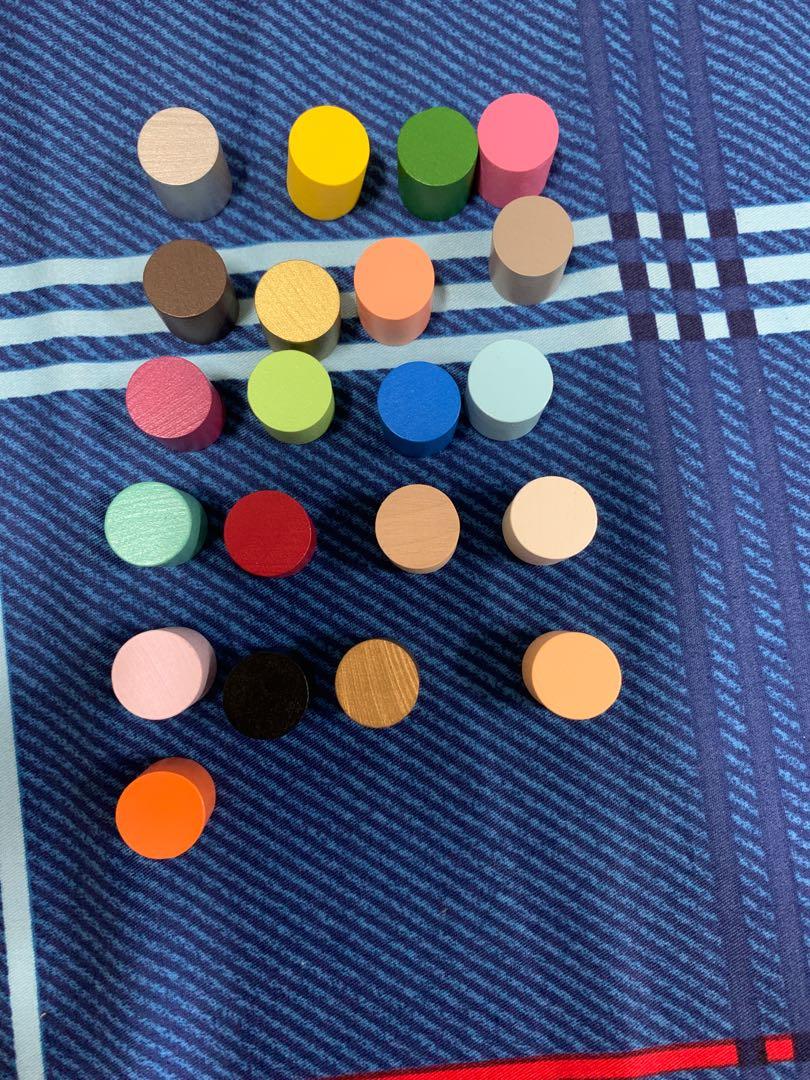 Meeple Cylinder Wooden, Hobbies & Toys, Toys & Games on Carousell