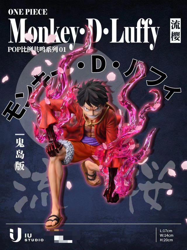 【PO】Monkey D Luffy Ryou Haki GK Figure IU Studio One Piece, Hobbies ...