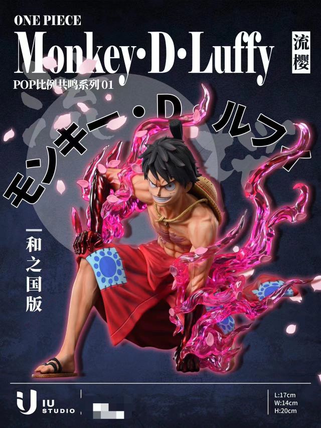 【PO】Monkey D Luffy Ryou Haki GK Figure IU Studio One Piece, Hobbies ...
