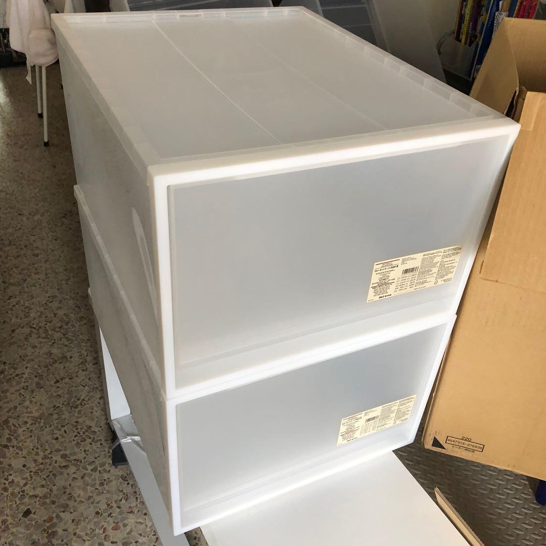 MUJI Polypropylene PP Storage Box, Furniture & Home Living, Furniture ...