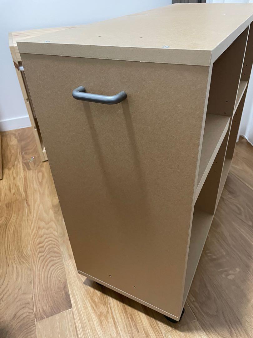 PULP BOARD BOX WITH CASTER, Furniture & Home Living, Furniture, Shelves ...