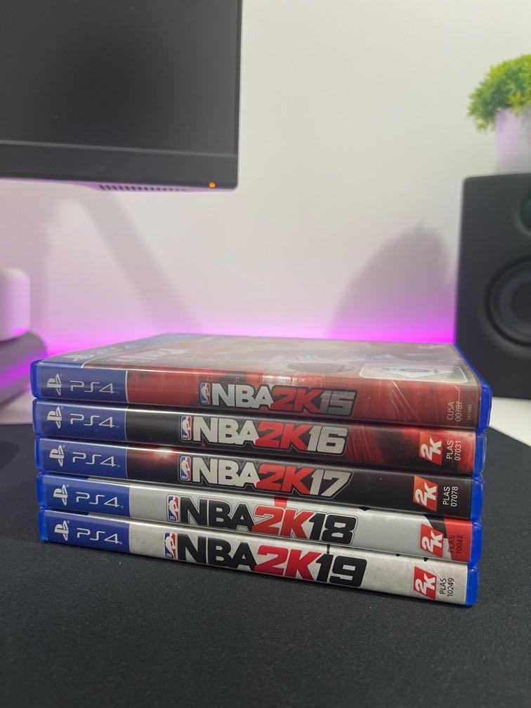 NBA 2K Collection (15-19), Video Gaming, Video Games, PlayStation on ...