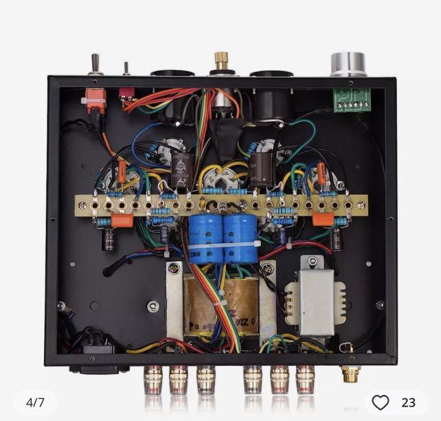 Nobsound tube amplifier + preamplifier + Denon speakers, Audio ...