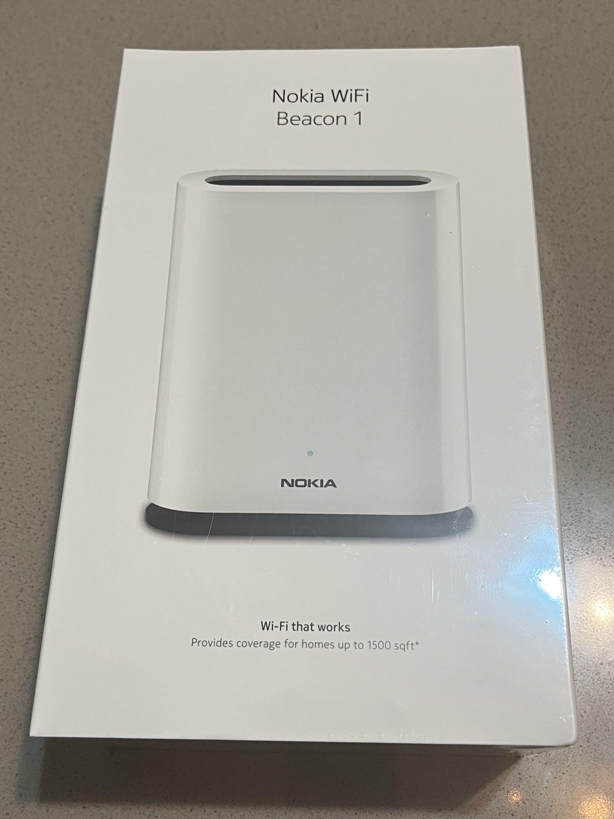 Nokia WiFi Beacon 1 Mesh Router BNIB, Computers & Tech, Office ...
