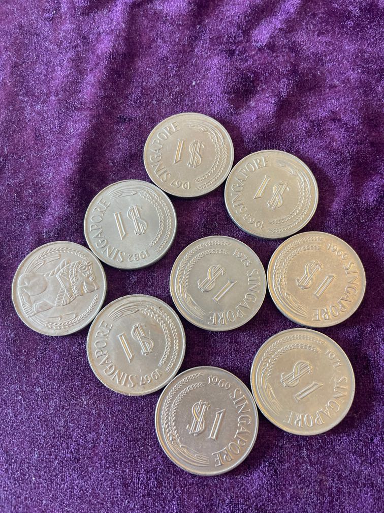Old $1 coins, Hobbies & Toys, Memorabilia & Collectibles, Currency on ...