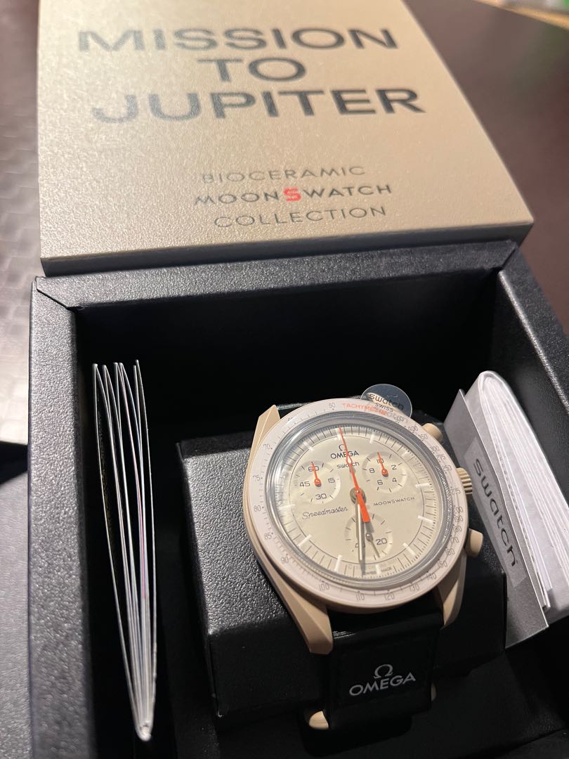 Omega x Swatch: Mission to Jupiter, Luxury, Watches on Carousell