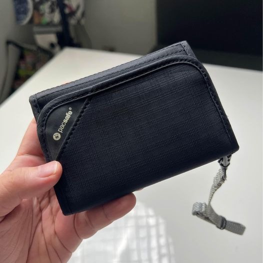 Pacsafe V125 Anti-theft RFID Blocking Tri-fold Wallet, Women's Fashion ...