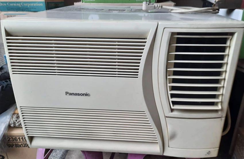 Panasonic Window Type Aircon 1HP - Preloved, TV & Home Appliances, Air ...