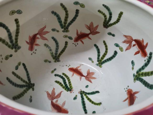 Peranakan BIG FISH POT, Hobbies & Toys, Memorabilia & Collectibles ...