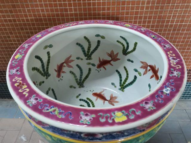 Peranakan BIG FISH POT, Hobbies & Toys, Memorabilia & Collectibles ...