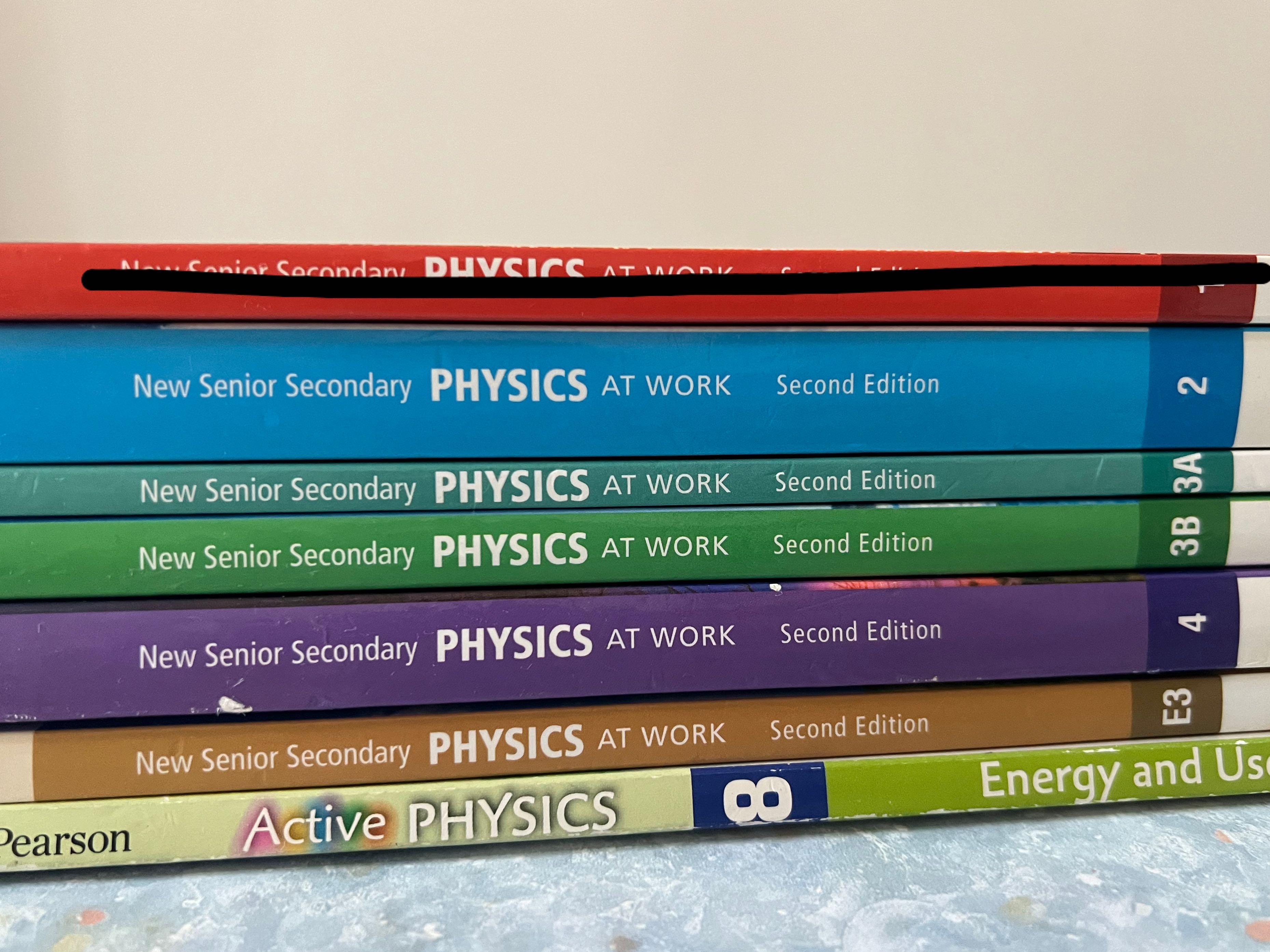 中學Phy書 Physics Book E3, 興趣及遊戲, 書本 & 文具, 教科書 - Carousell