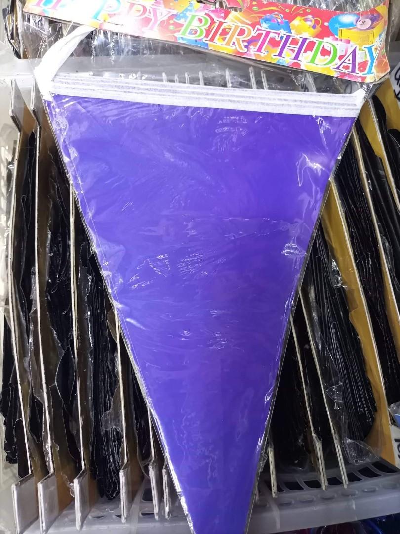 PLain Banderitas 3meters (10flags), Hobbies & Toys, Stationary & Craft ...