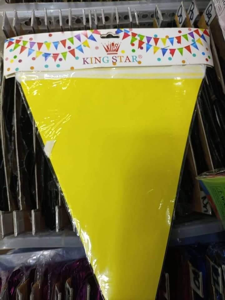 PLain Banderitas 3meters (10flags), Hobbies & Toys, Stationary & Craft ...