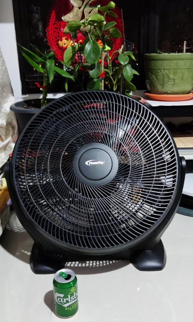 Powerpac 20" big velocity table fan, Furniture & Home Living, Lighting ...
