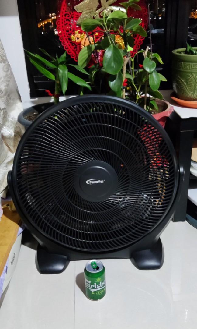Powerpac 20" big velocity table fan, Furniture & Home Living, Lighting ...