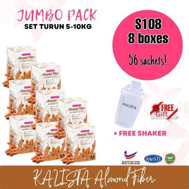 Ready stock! KALISTA Almond Fiber, Food & Drinks, Other Food & Drinks ...