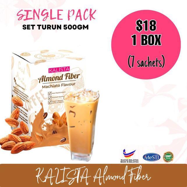 Ready stock! KALISTA Almond Fiber, Food & Drinks, Other Food & Drinks ...