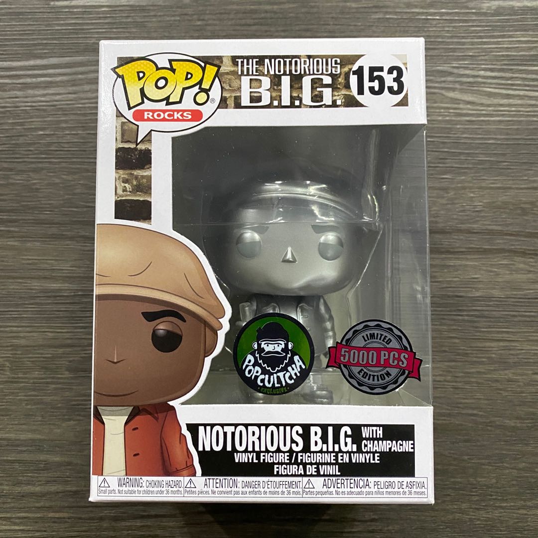 *PRICED TO CLEAR* Funko Pop Rocks #153: The Notorious B.I.G ...