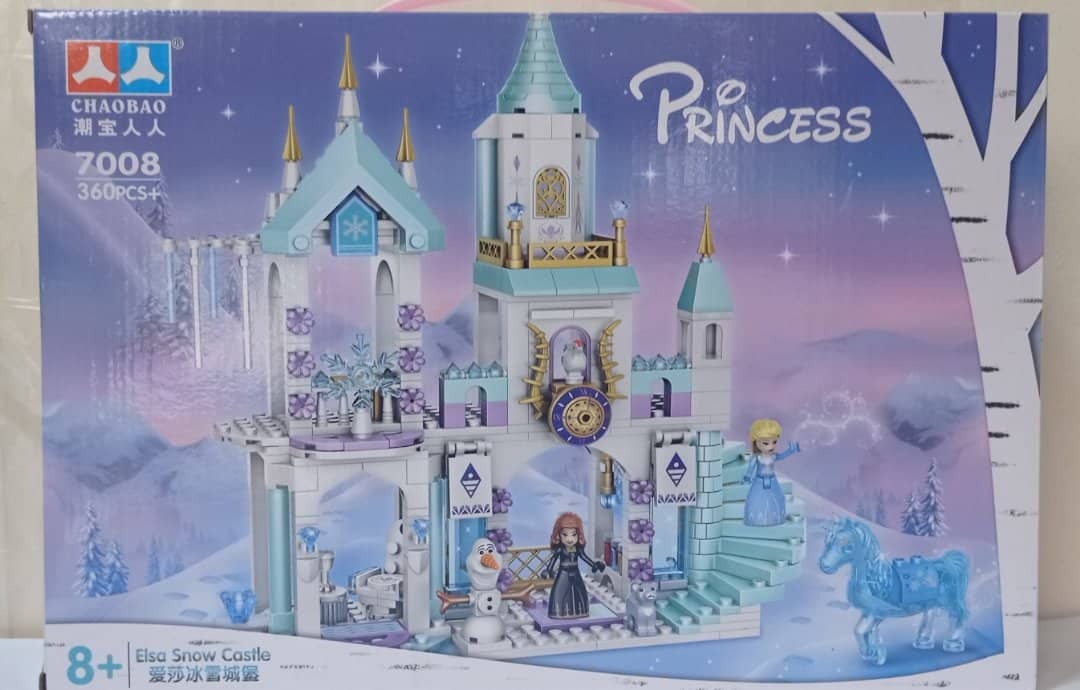 Princess Snow Castle Doll House Dollhouse Toys Toy Kids Frozen Elsa ...
