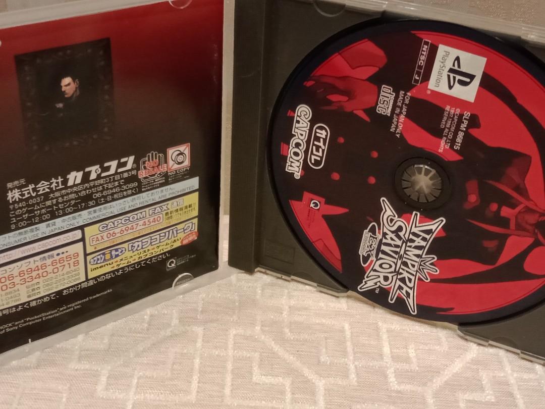 PS1 Vampire The Night Warriors & Vampire Savior Original Games (JP ...