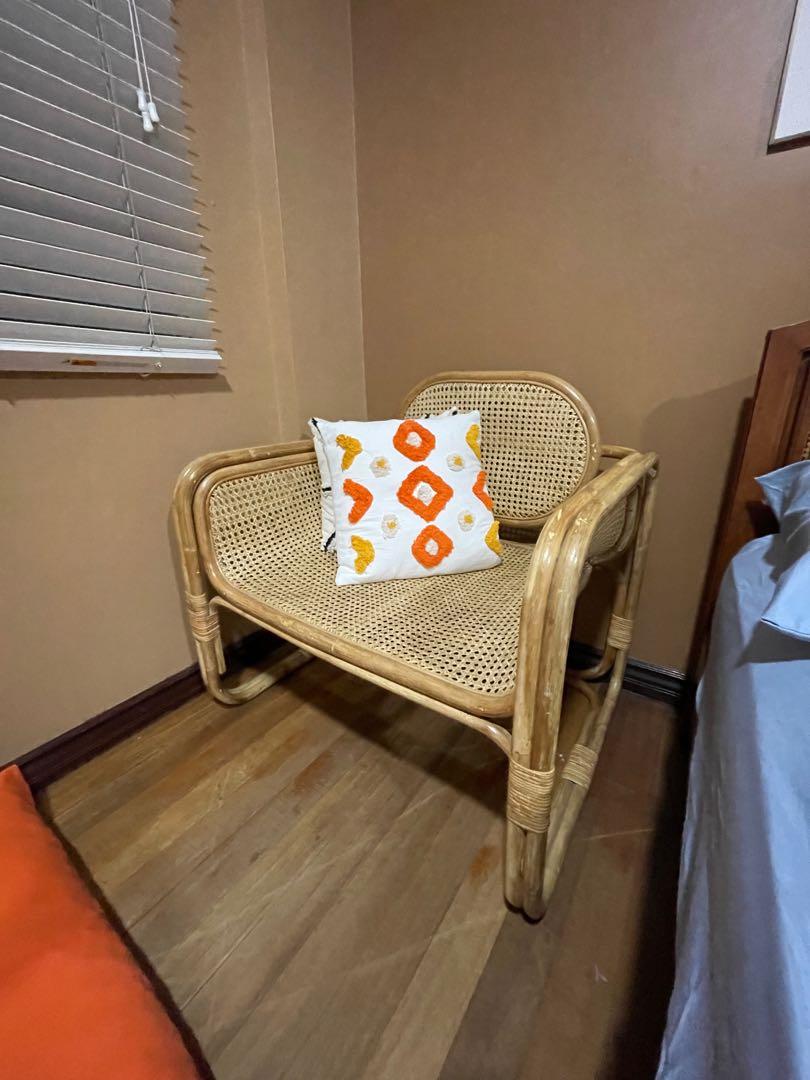 RATTAN SOLIHIYA WEAVE ARM CHAIR, Furniture & Home Living, Furniture ...