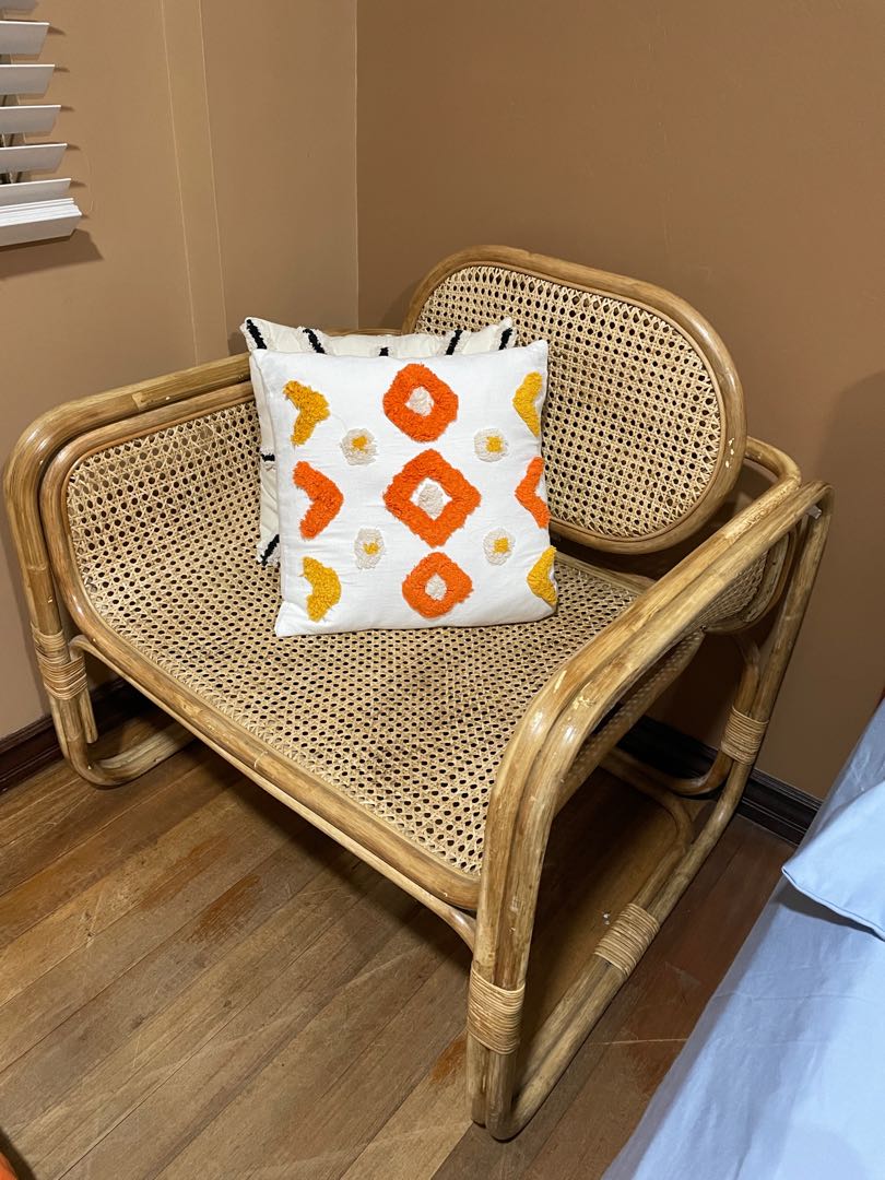 RATTAN SOLIHIYA WEAVE ARM CHAIR, Furniture & Home Living, Furniture ...