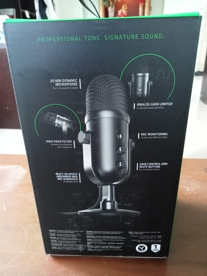 Razer Seiren V2 Pro professional-grade USB microphone for streamers ...