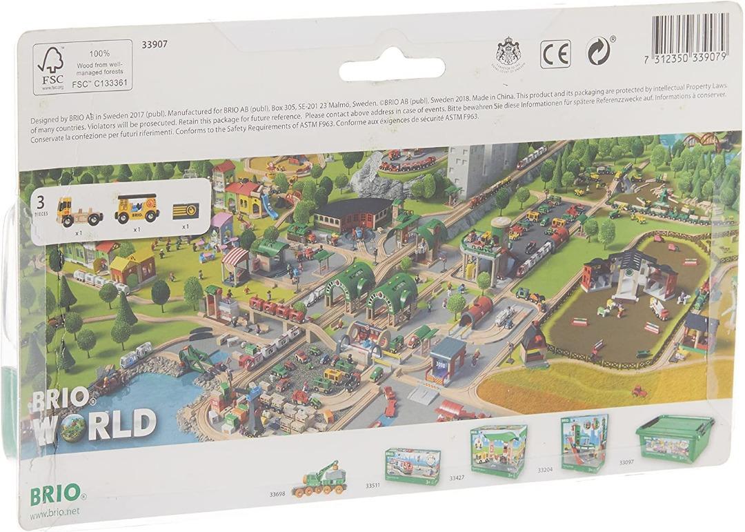 {READY STOCK} Brio 33907 Tanker Truck with Wagon, Yellow, Hobbies ...