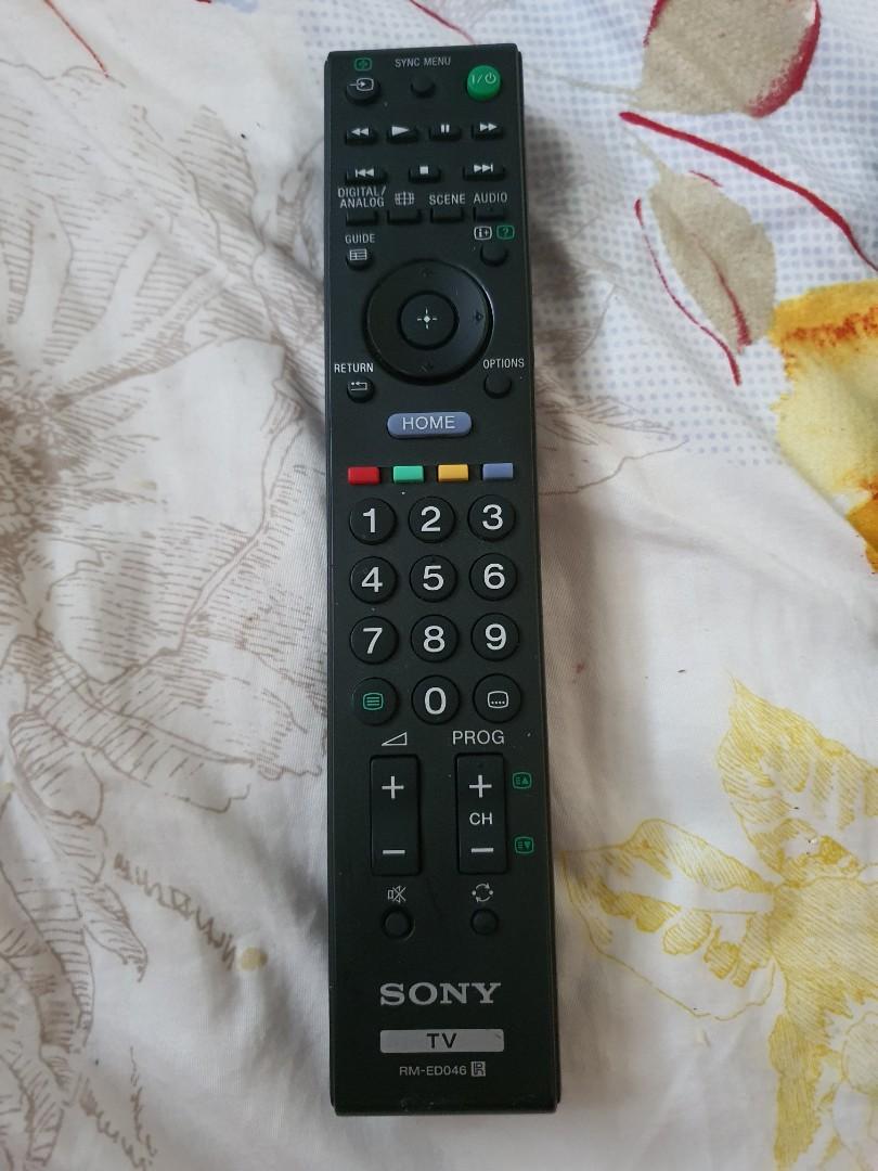 Remote Control only - Sony TV RM-ED046, TV & Home Appliances, TV ...
