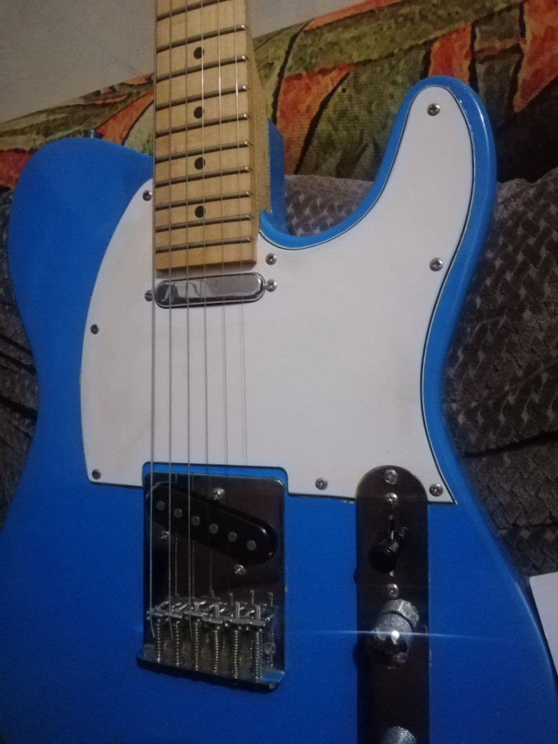 Repainted Fernando telecaster, Hobbies & Toys, Music & Media, Musical ...
