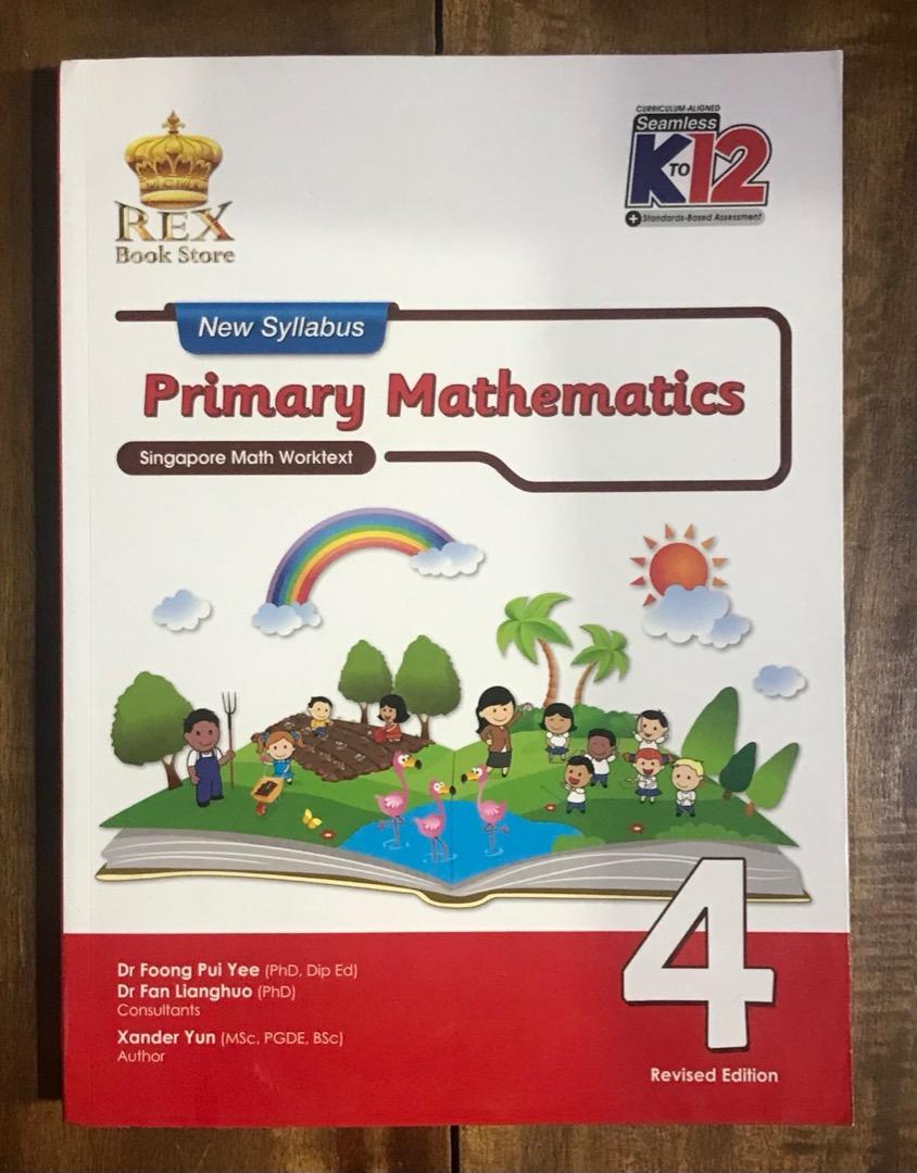 Rex books Primary Mathematics 4, Hobbies & Toys, Books & Magazines ...