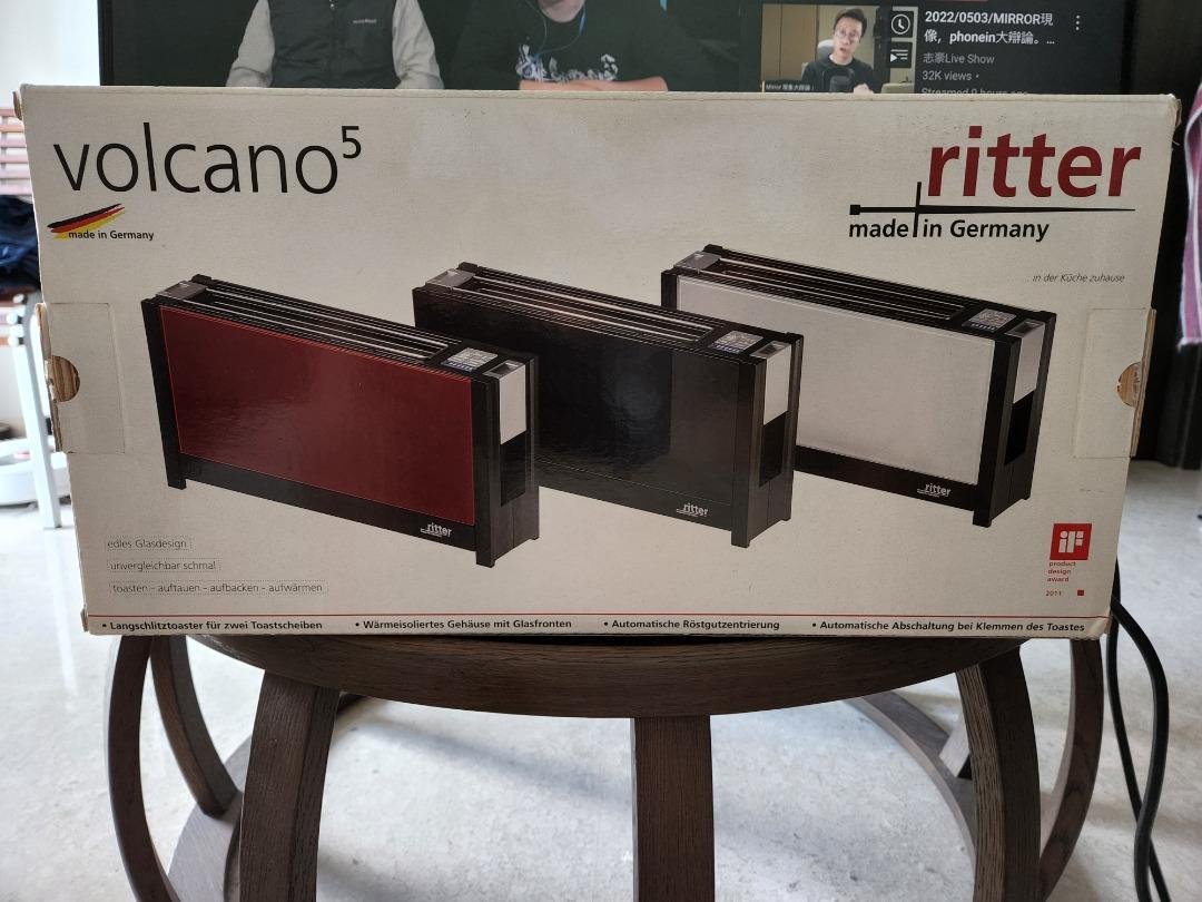 Ritter Designer Toaster Volcano 5, TV & Home Appliances, Kitchen ...