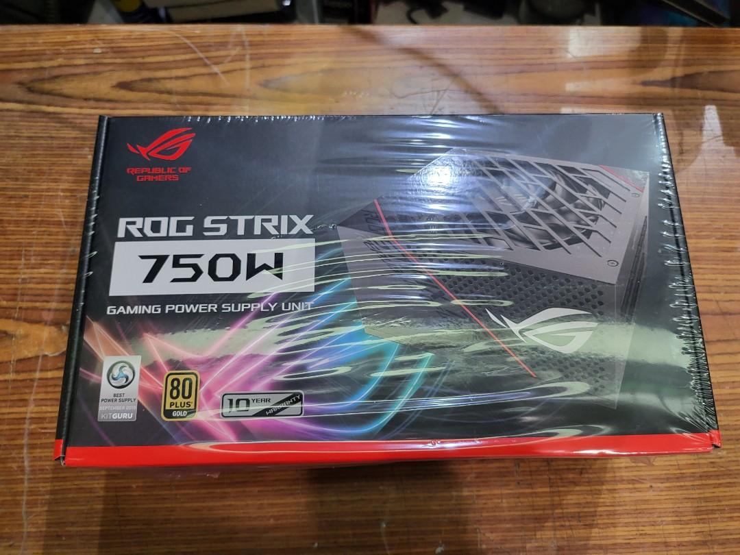 ROG STRIX 750w Gold Gaming Power Supply (BNIB Local), Computers & Tech ...