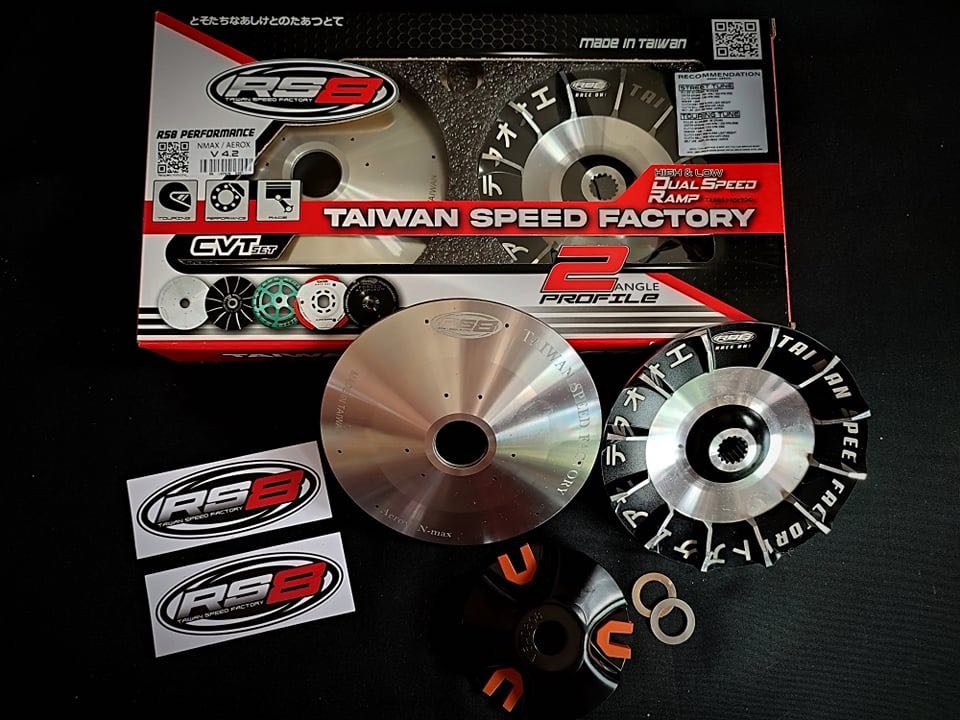 RS8 CVT Pulley Set NMax / AEROX, Motorcycles, Motorcycle Accessories on ...