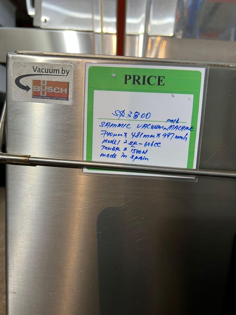 Sammic Freestanding Vacuum Pack Machine, TV & Home Appliances, Kitchen ...