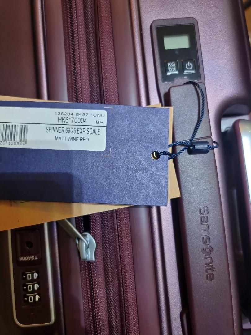 Samsonite Luggage Prestige 69cm with built-in scale on Carousell