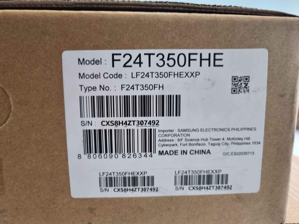 Samsung Monitor (F24T350FHE), Computers & Tech, Parts & Accessories ...