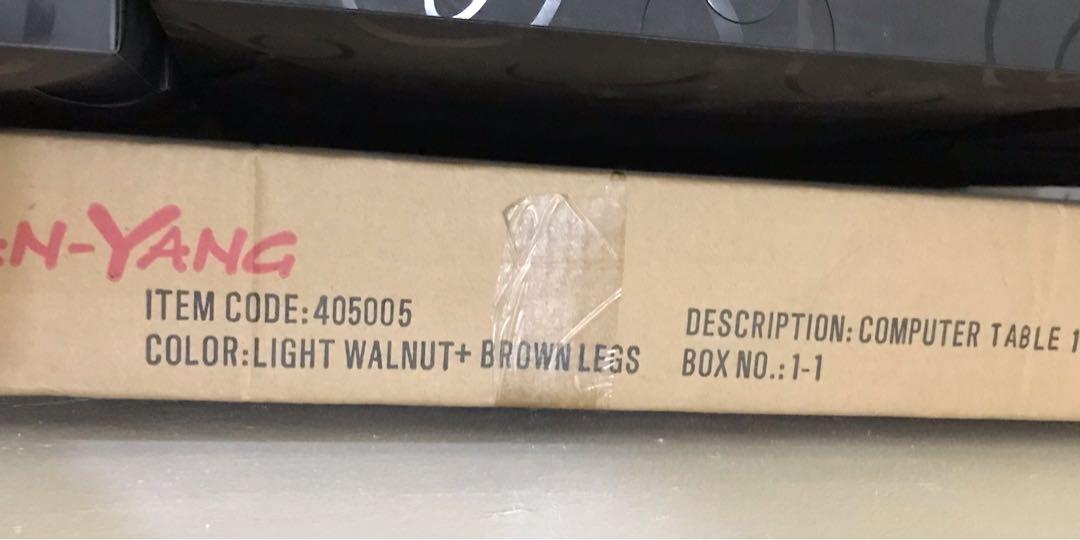 SAN-YANG COMPUTER TABLE (length: 120cm), Furniture & Home Living ...