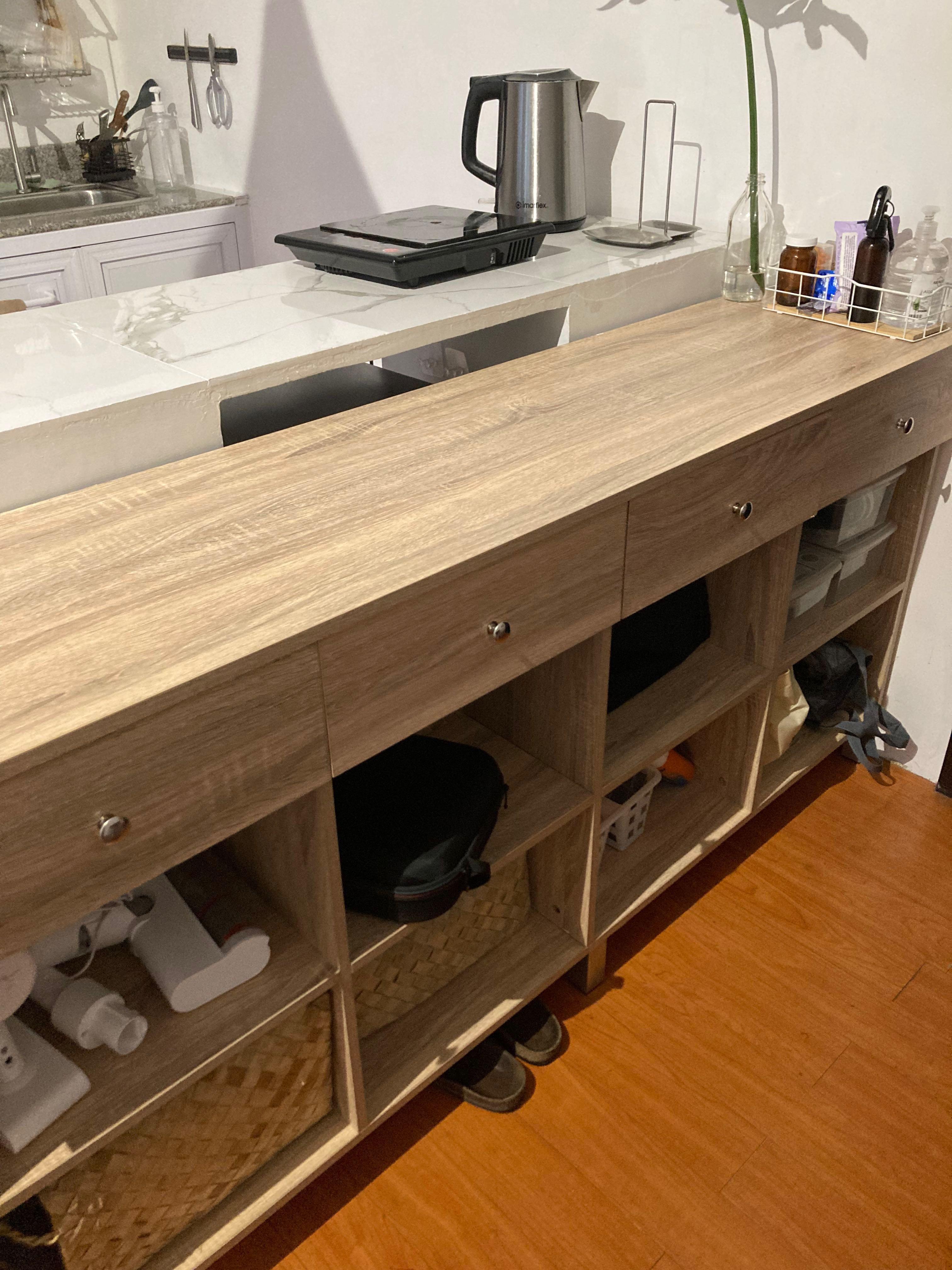 Sanyang kitchen cabinet / TV console, Furniture & Home Living ...