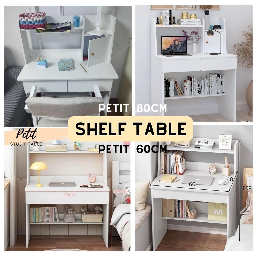 Scandinavian Study table with shelves Home Furniture Desk Furniture ...